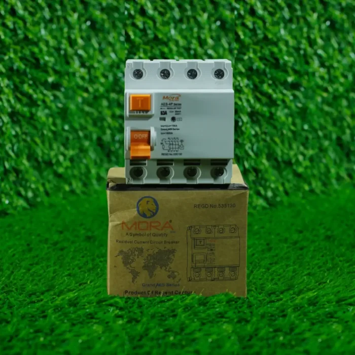 Mora 4P RCCB 63A – 4 Pole Residual Current Circuit Breaker with Earth ...
